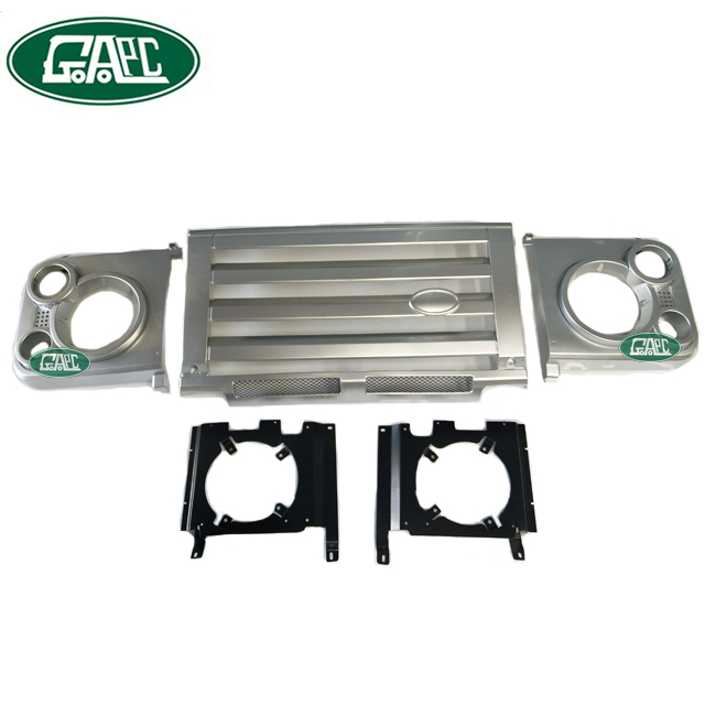 Land Rover Defender 90 110 Silver Front Grille Parts - Land Rover ...
