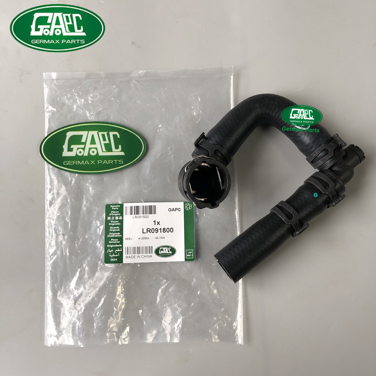Water Hose LR091800 oulet - Land Rover & Jaguar Parts Manufacturer ...