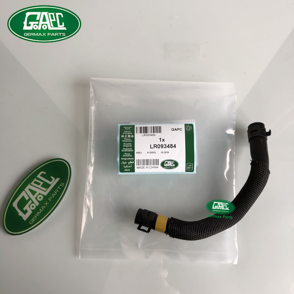 Land Rover Engine Coolant Hose LR093484 JDE38635 - Land Rover & Jaguar ...