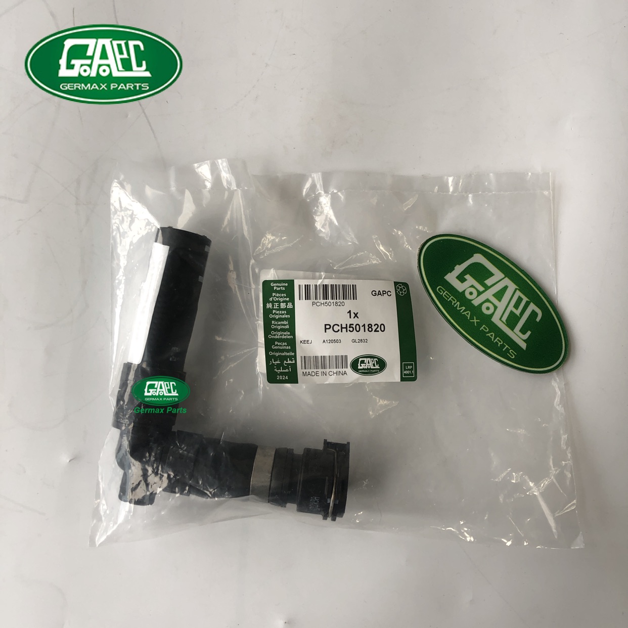 Radiator Hose PCH501820 GL2832 - Land Rover & Jaguar Parts Manufacturer ...