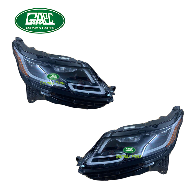 Headlamp LR128910 Left LR128908 Right Yellow Side - Land Rover & Jaguar ...