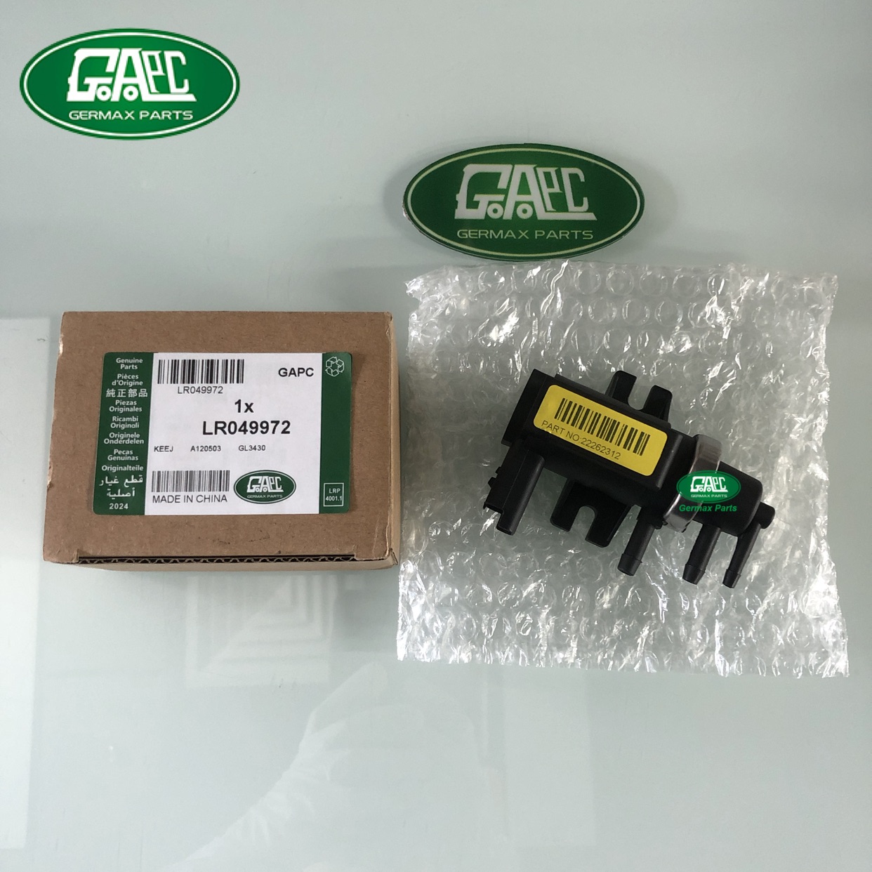 EGR Turbo Vacuum Solenoid Valve LR049972 - Land Rover & Jaguar Parts ...