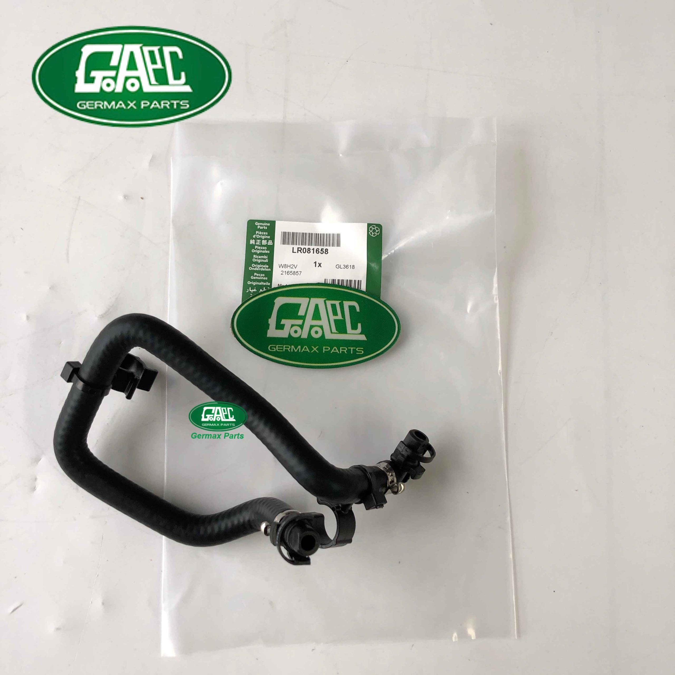 Water Hose LR081658 GL3618 - Land Rover & Jaguar Parts Manufacturer ...
