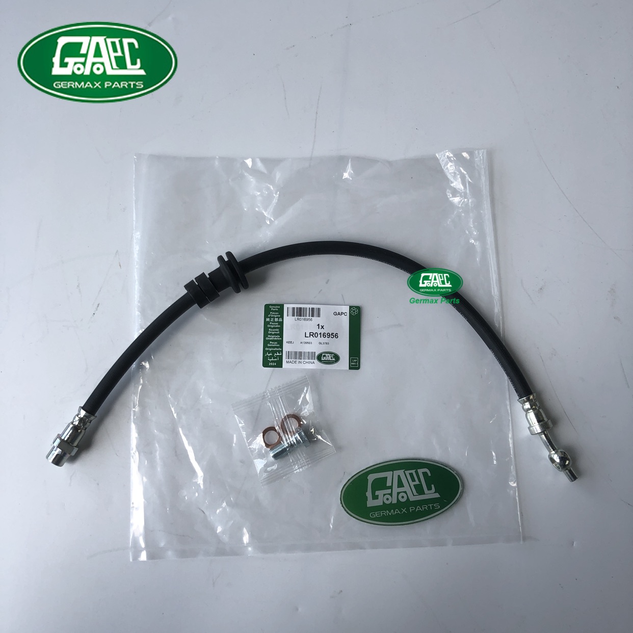 Brake Hose LR016956 Front Left Right GL3783 - Land Rover & Jaguar Parts ...