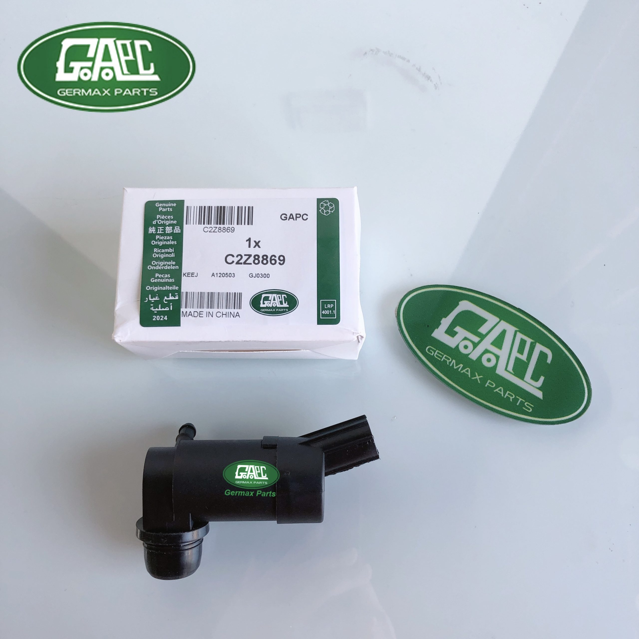 C2Z8869 Windscreen Wash Pump Water Jet - Land Rover & Jaguar Parts ...