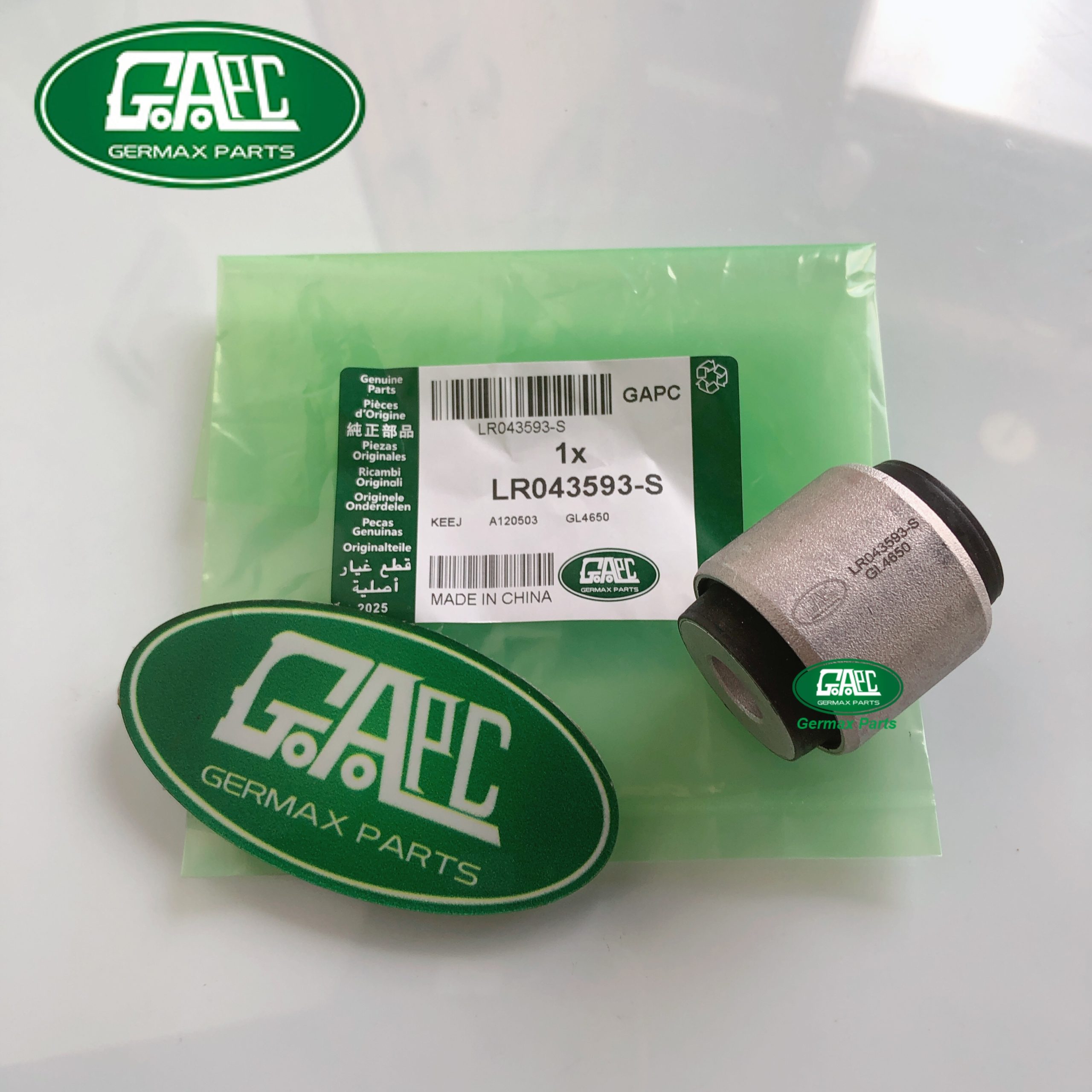 Rear Wheel Knuckle Bushing LR043593-S Small GL4650 - Land Rover ...